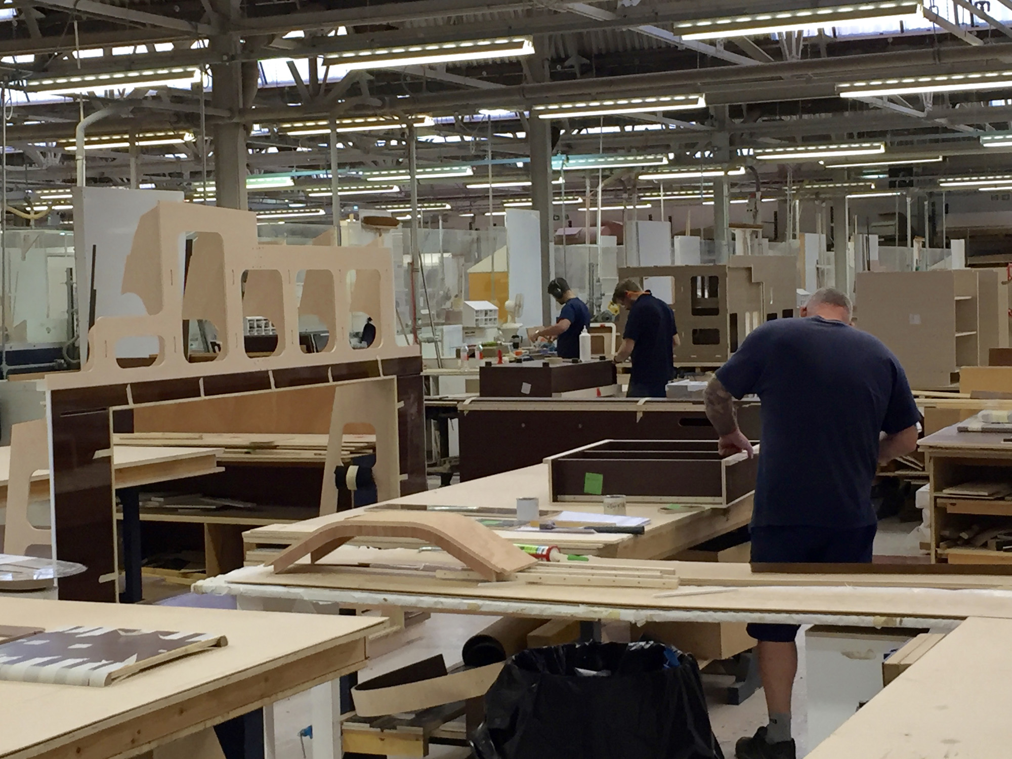 Princess factory tour with new 52 Flybridge owners - Freedom Marine Inc